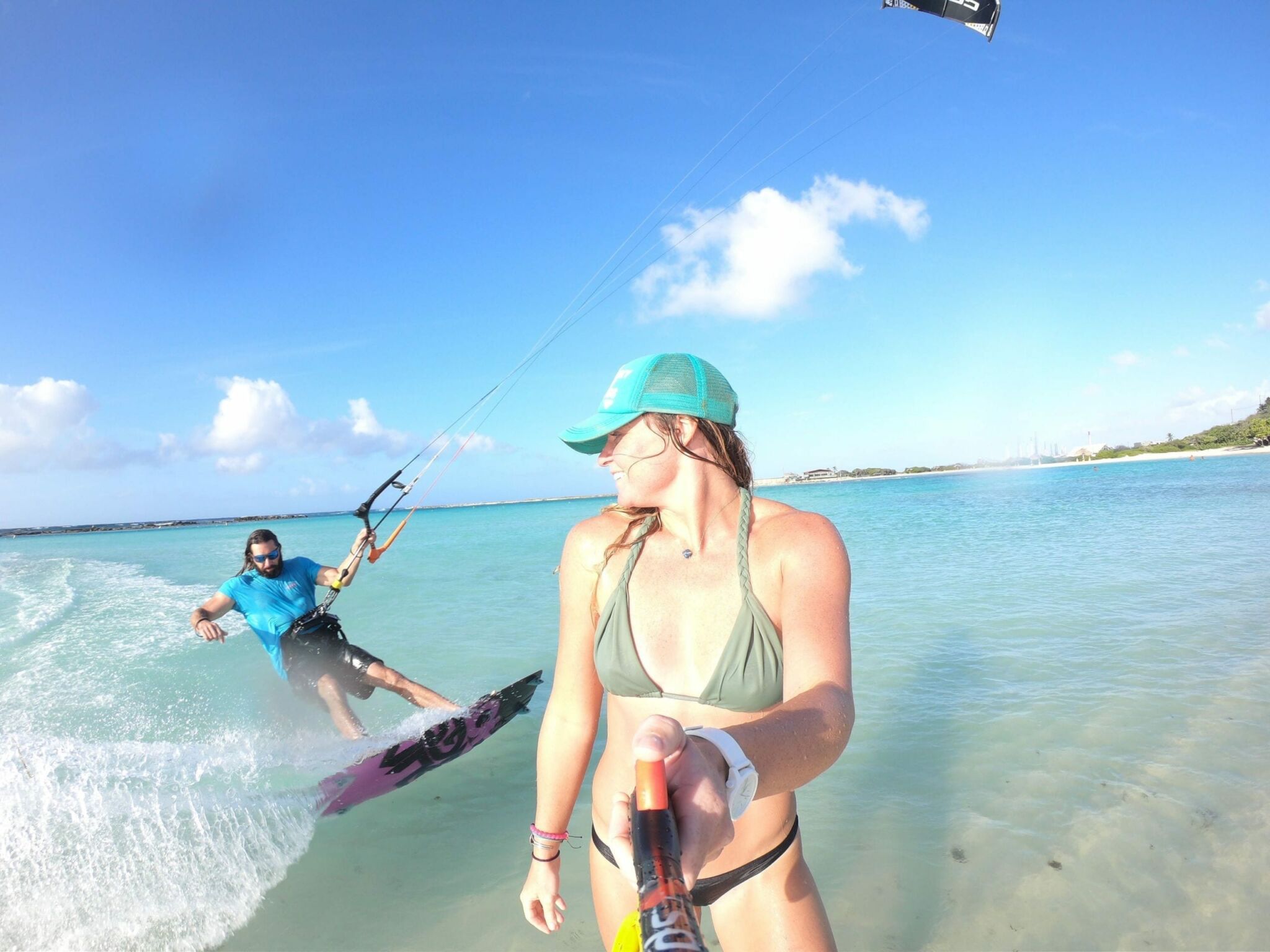 Spivo 360 Rotating Swivel Selfie Stick Pole For Gopro Or Phone Foil