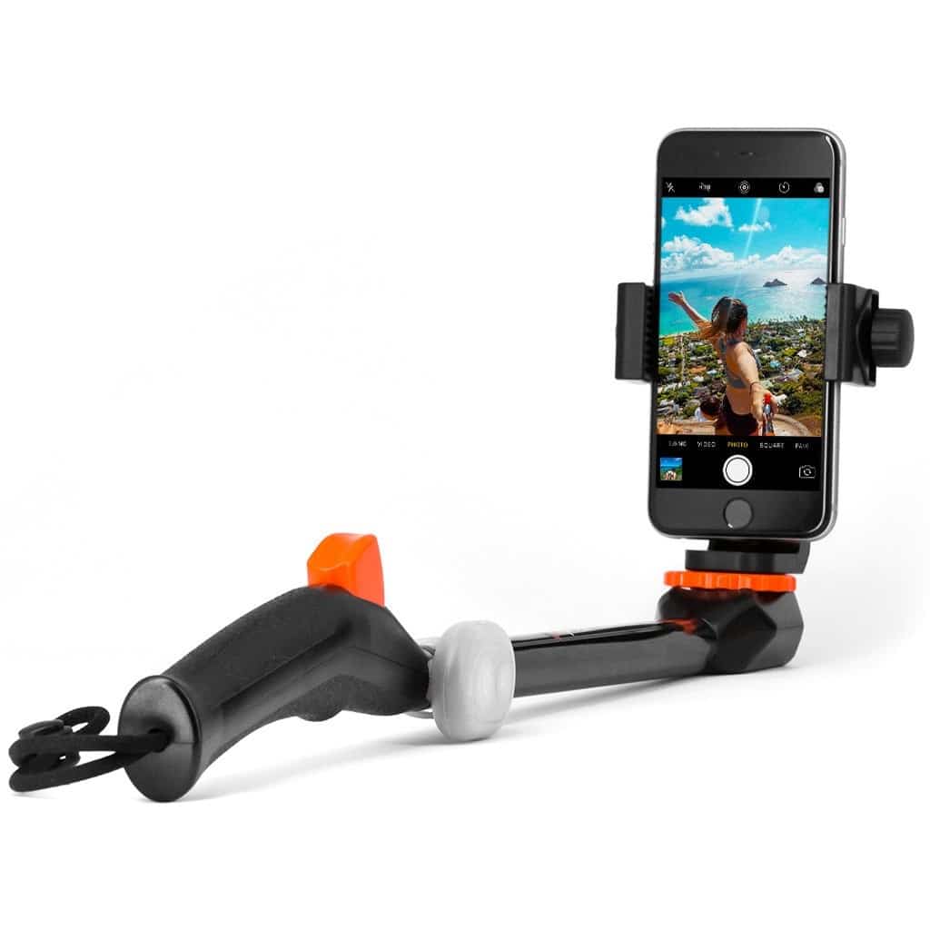 Spivo 360 Rotating Swivel Selfie Stick Pole For Gopro Or Phone Foil
